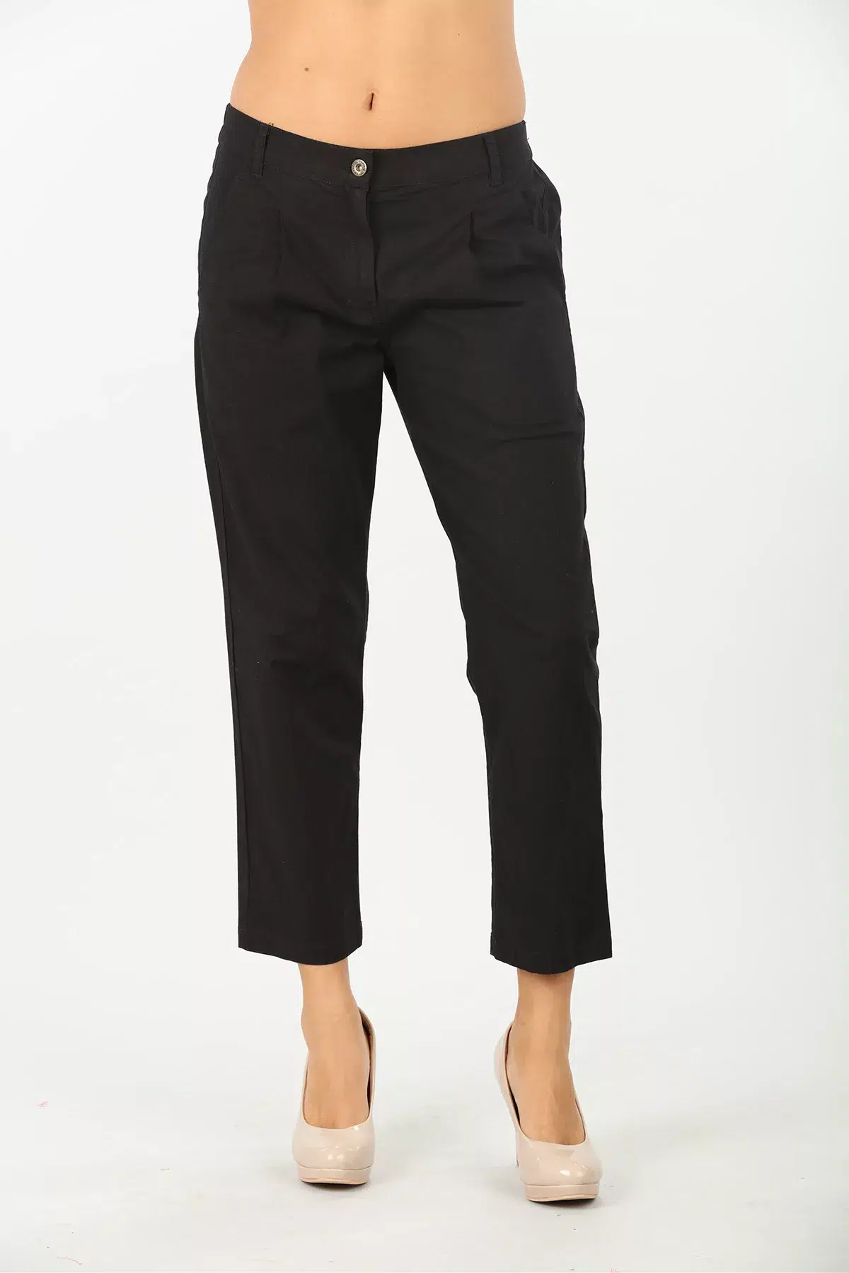 Buy Stylish Solid Black Pant For Women Online