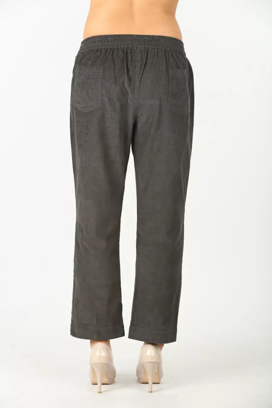 Buy Latest Solid Grey Pant For Women At Great Price